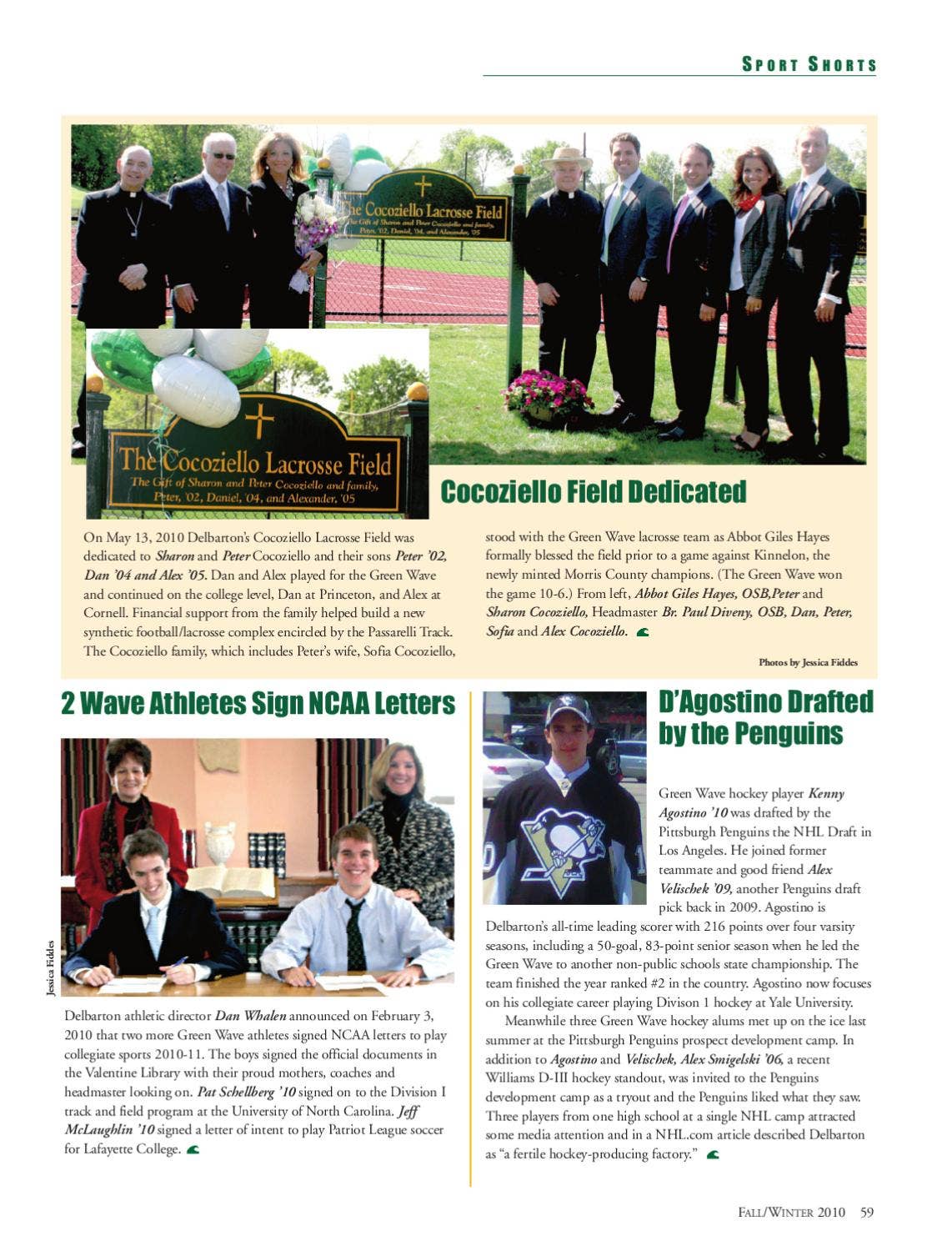 Delbarton Today Fall Winter 2010 magazine by Delbarton School - Issuu