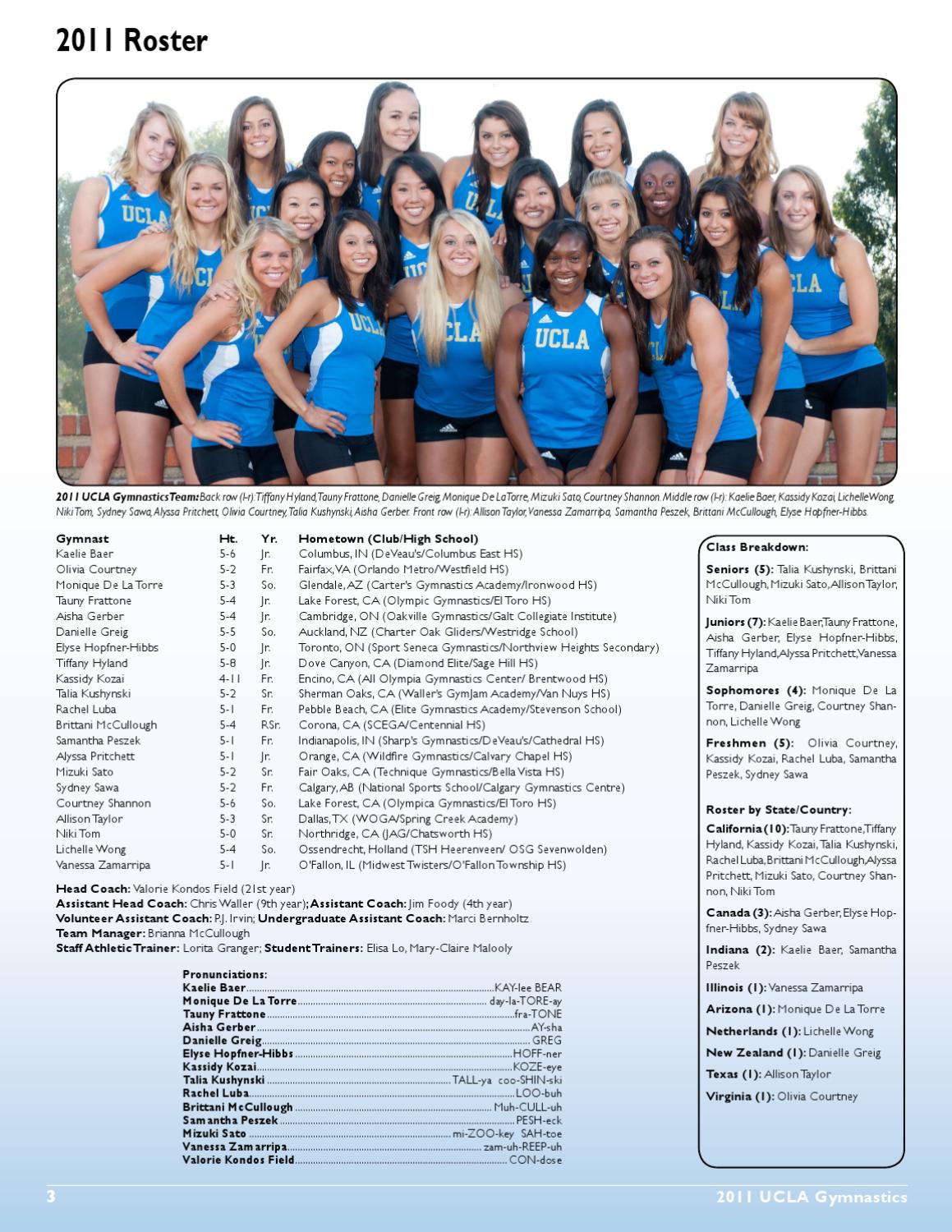 2011 UCLA Gymnastics Media Guide by UCLA Athletics - Issuu