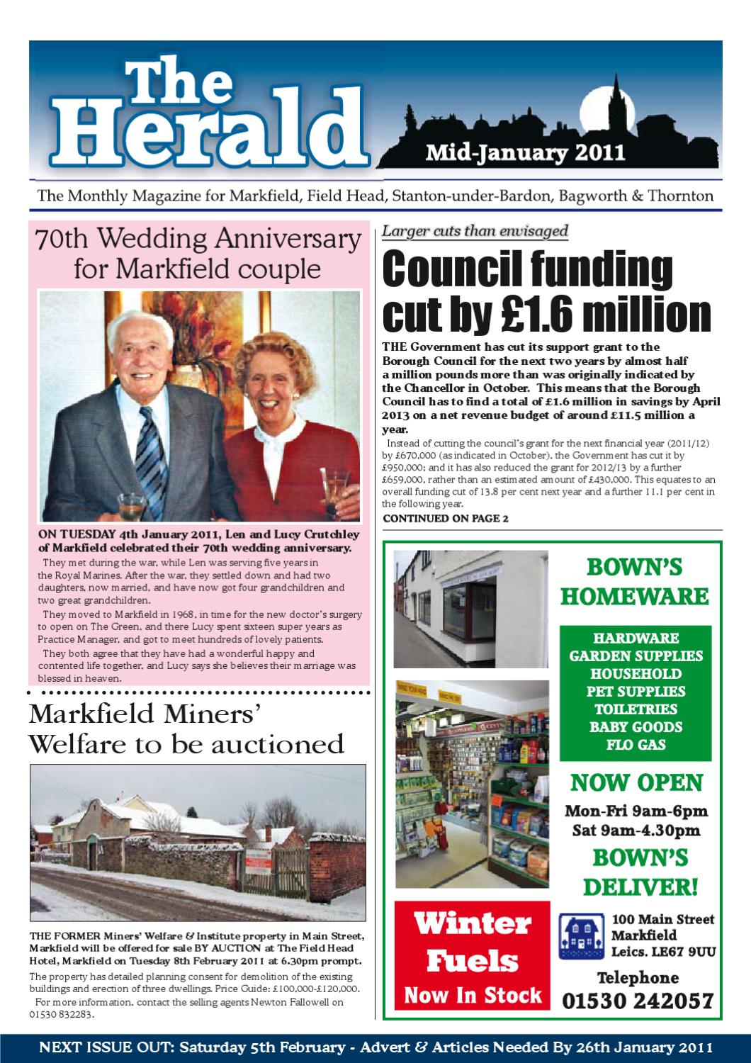 January 2011 Herald Magazine by Michael Wilkinson - Issuu