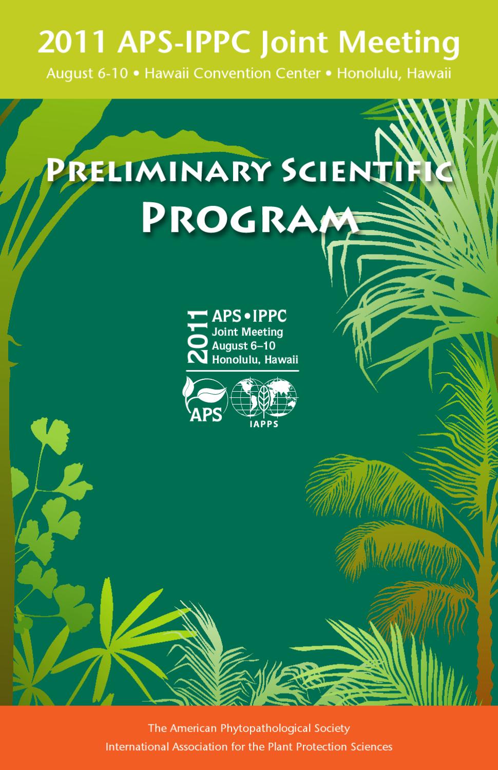 APS-IPPC Program Preview by Scientific Societies - Issuu
