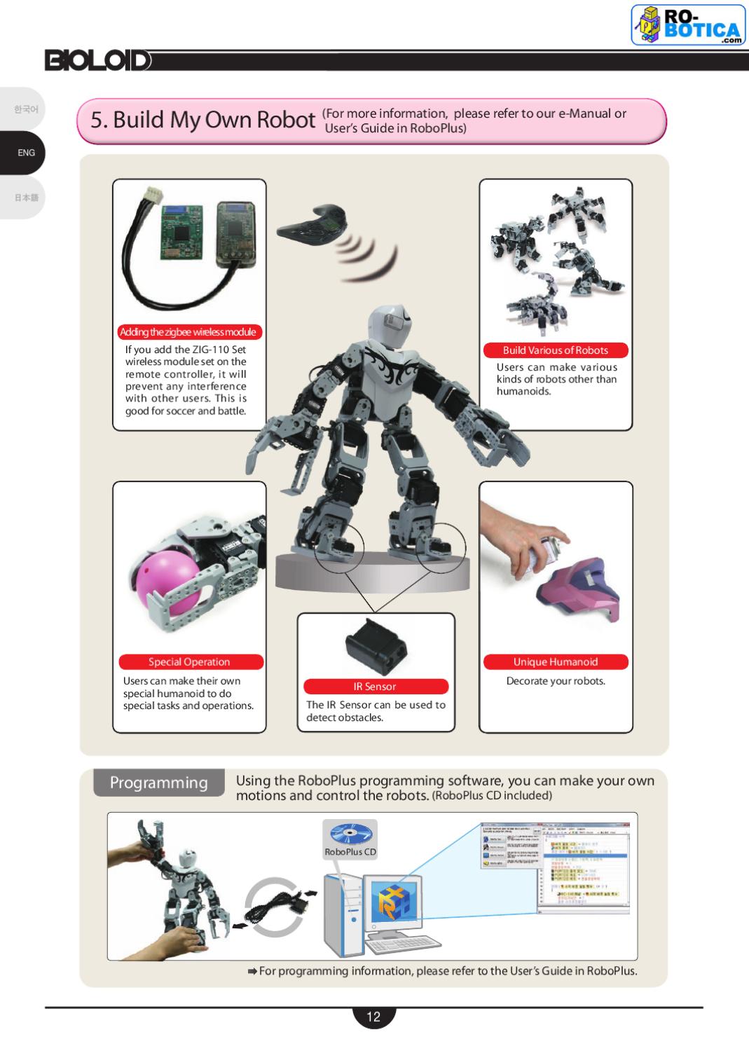 26 configuraciones distintas de Bioloid Premium by RO-BOTICA - Issuu