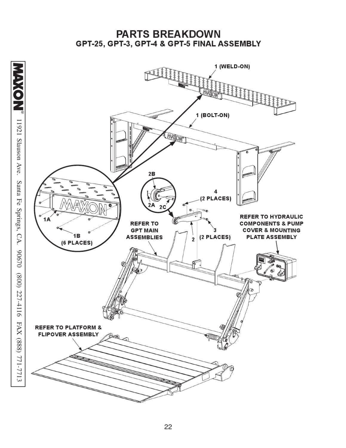 Maxon GPT Series Liftgate by THE Liftgate Parts Co. - Issuu