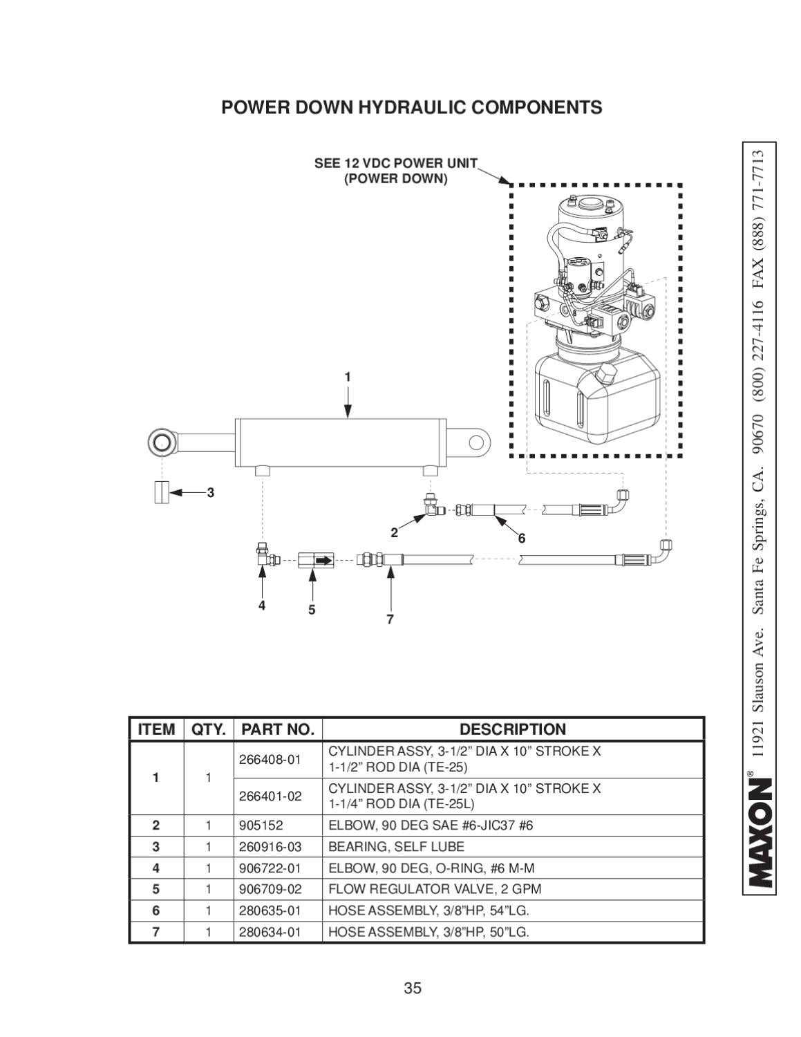 Maxon TE-25 & TE 25L Series Liftgate by THE Liftgate Parts Co. - Issuu