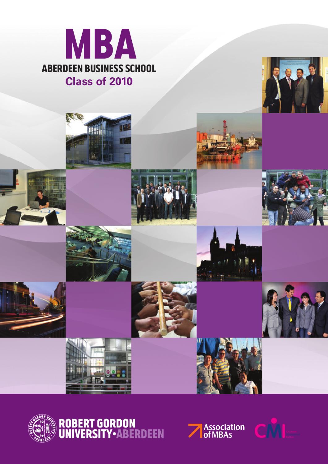 MBA YEARBOOK by The Robert Gordon University - Issuu