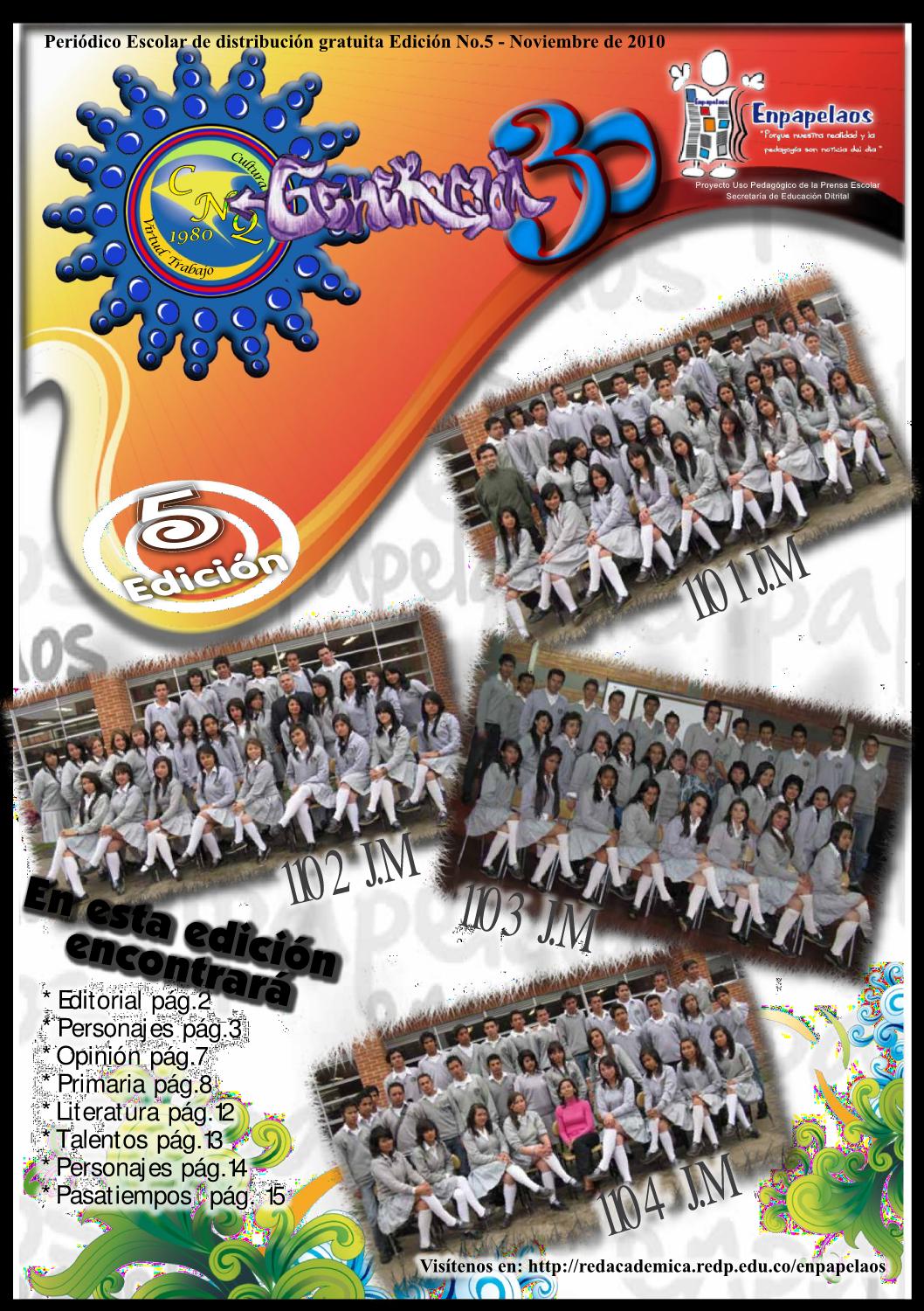 Periodico Colegio Nydia Quintero de Turbay by Jorge Angarita - Issuu