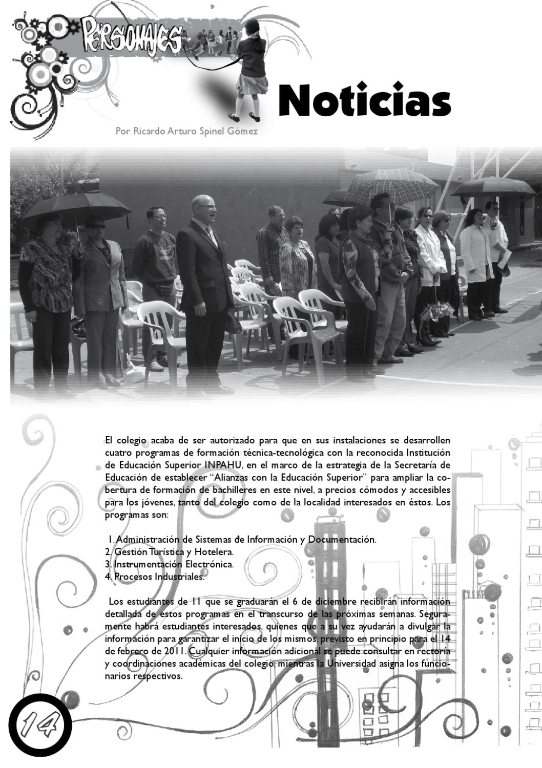 Periodico Colegio Nydia Quintero de Turbay by Jorge Angarita - Issuu