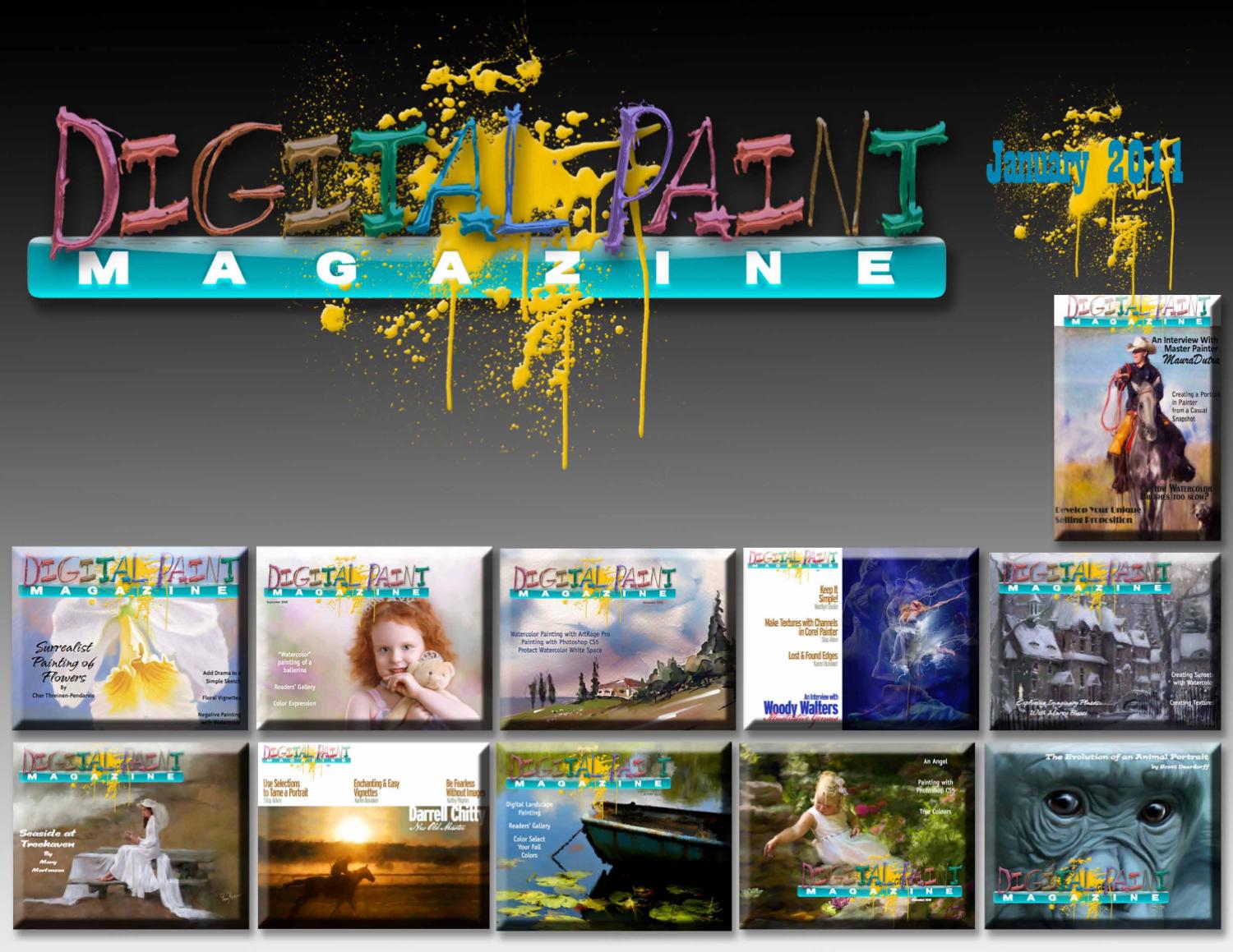 January Issue of Digital Paint Magazine by Digital Painting Magazine ...