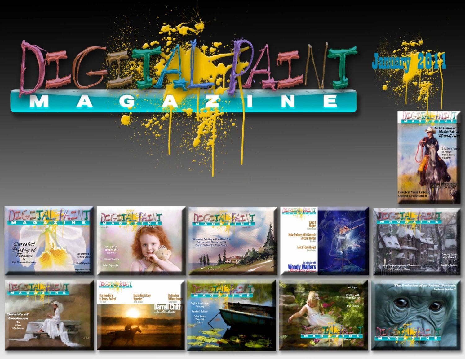 January Issue of Digital Paint Magazine by Digital Painting Magazine ...