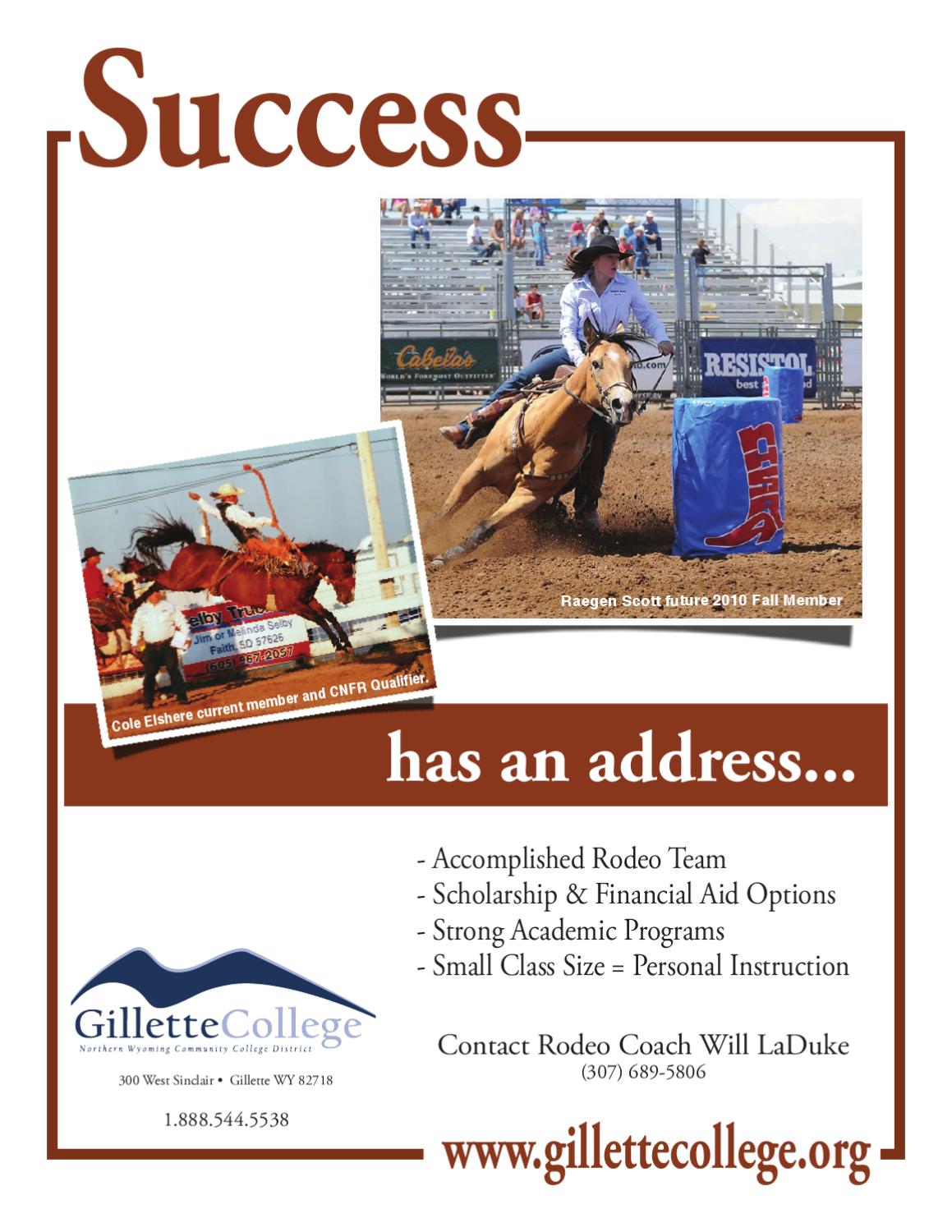 2010 Nathional High School Finals Rodeo Ads by JR Study - Issuu