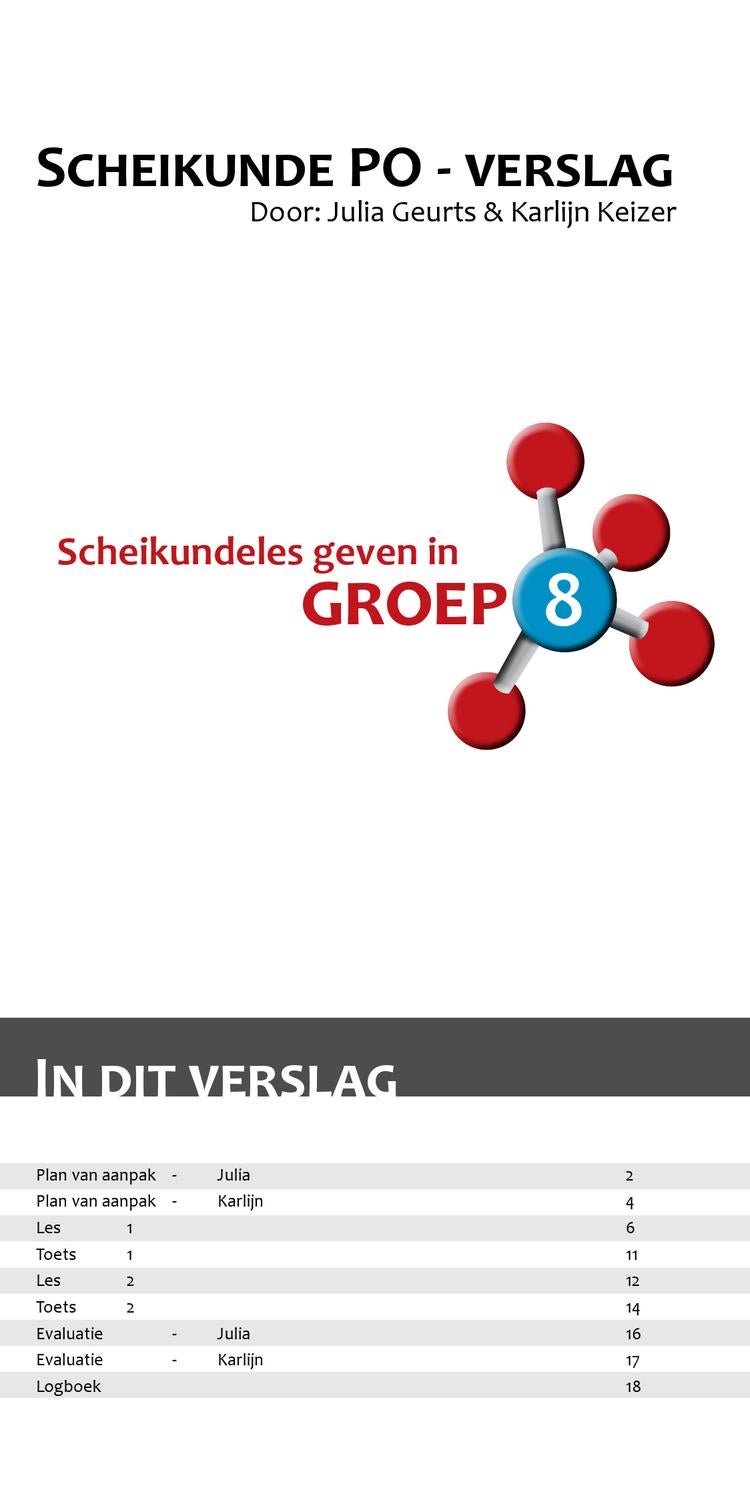 Scheikunde PO - Verslag by Deviate Media - Issuu