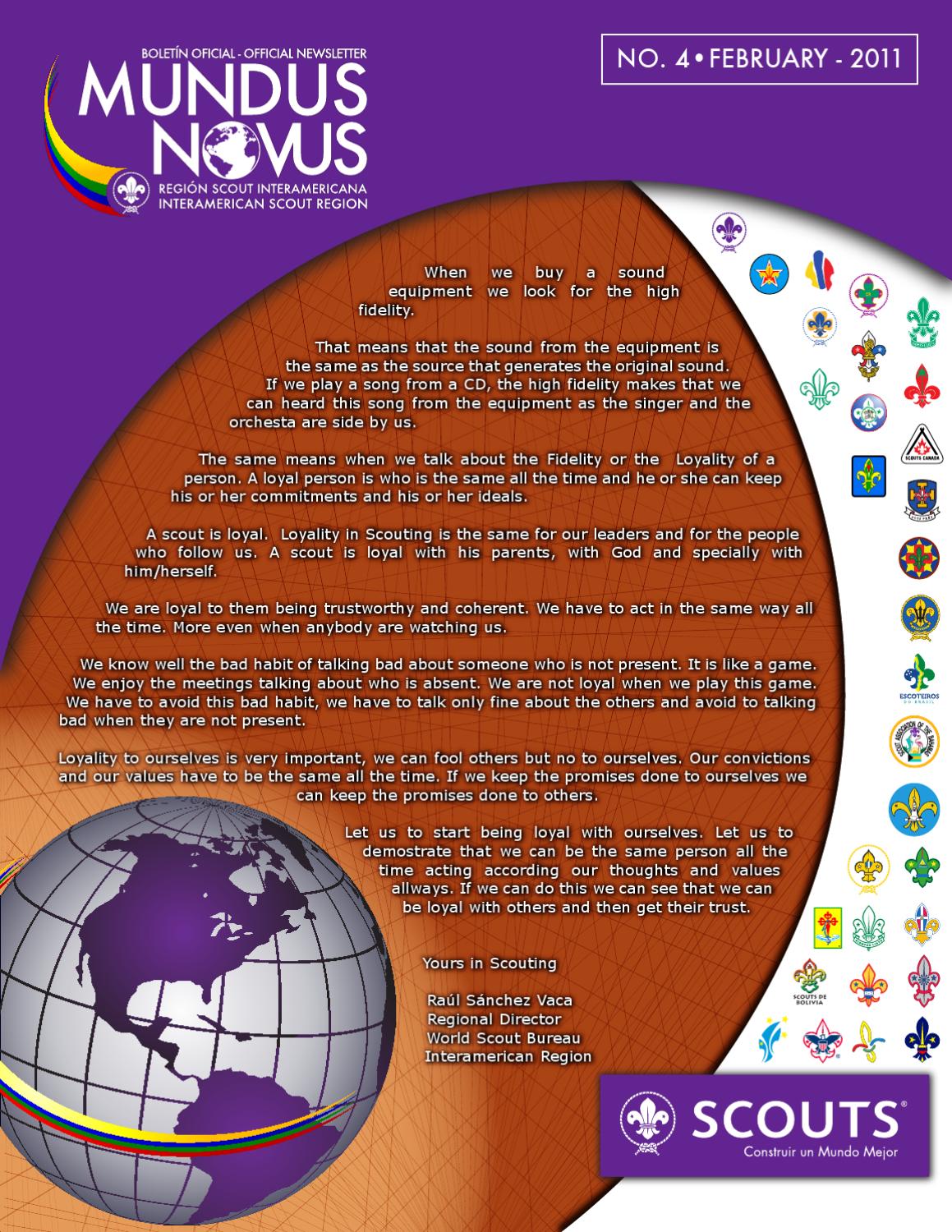 Mundus Novus No.4 by World Organization of the Scout Movement - Issuu