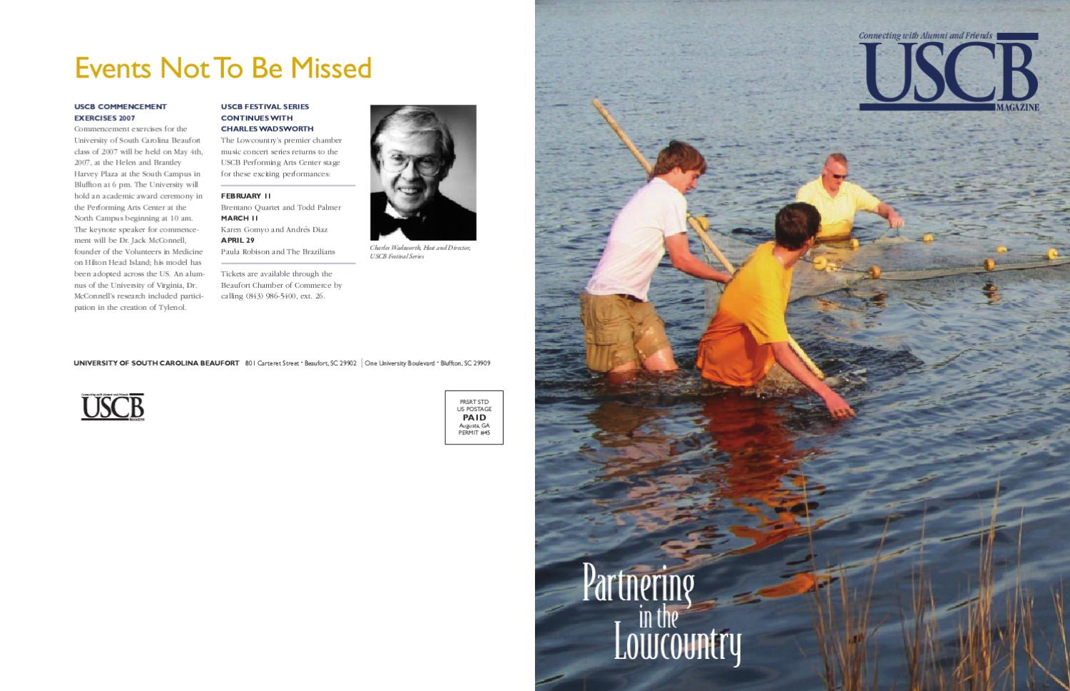 USCB Spring 2007 Magazine by University of South Carolina Beaufort ...
