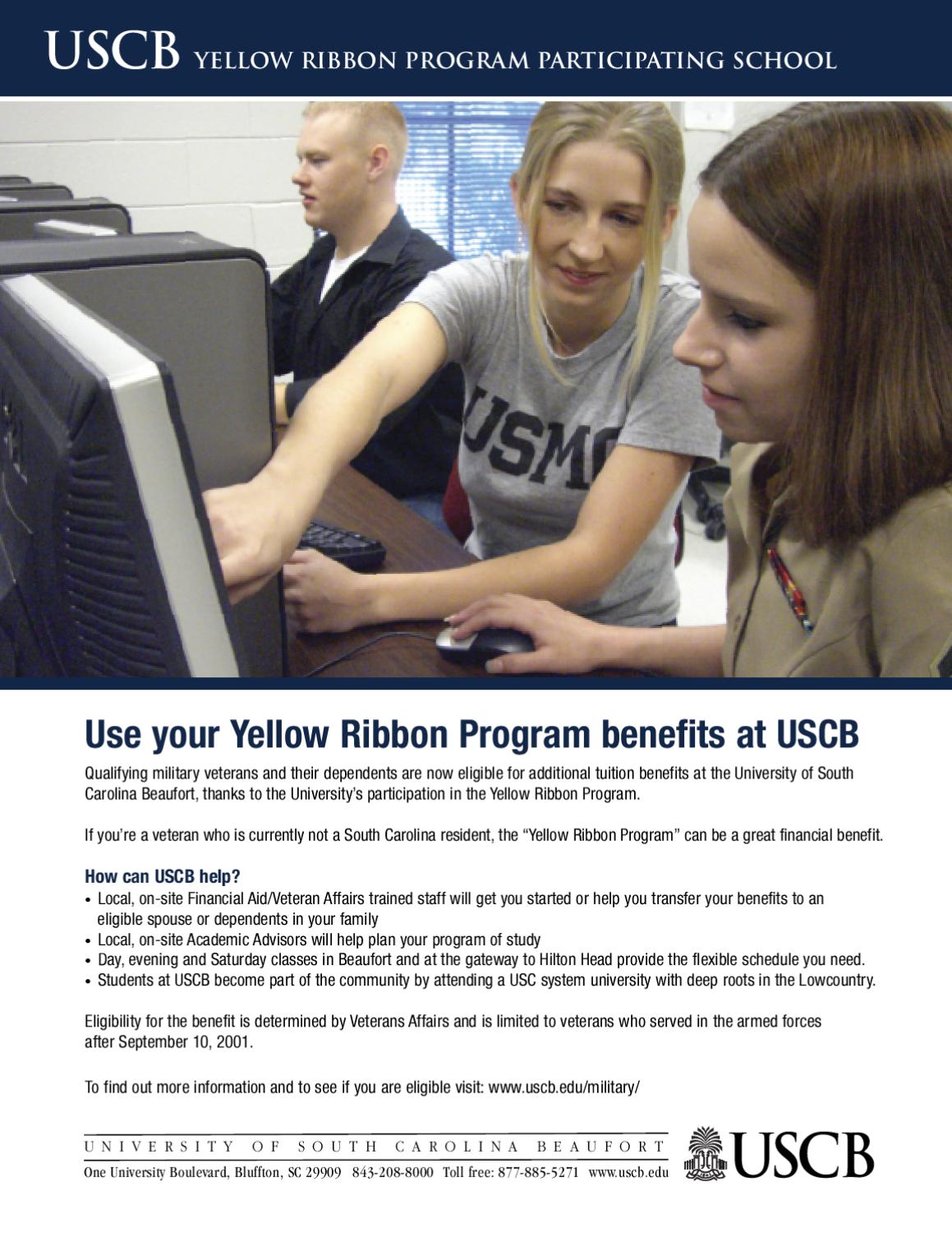 USCB Yellow Ribbon Program Factsheet by University of South Carolina ...