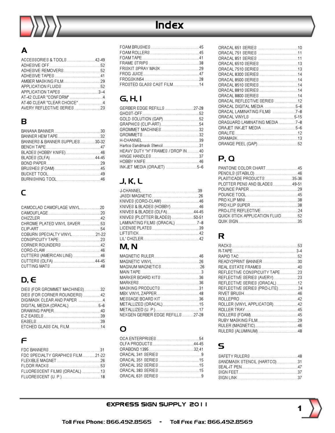 Express Sign Supply Catalog 2.8.11 by Helix Creative, LLC - Issuu