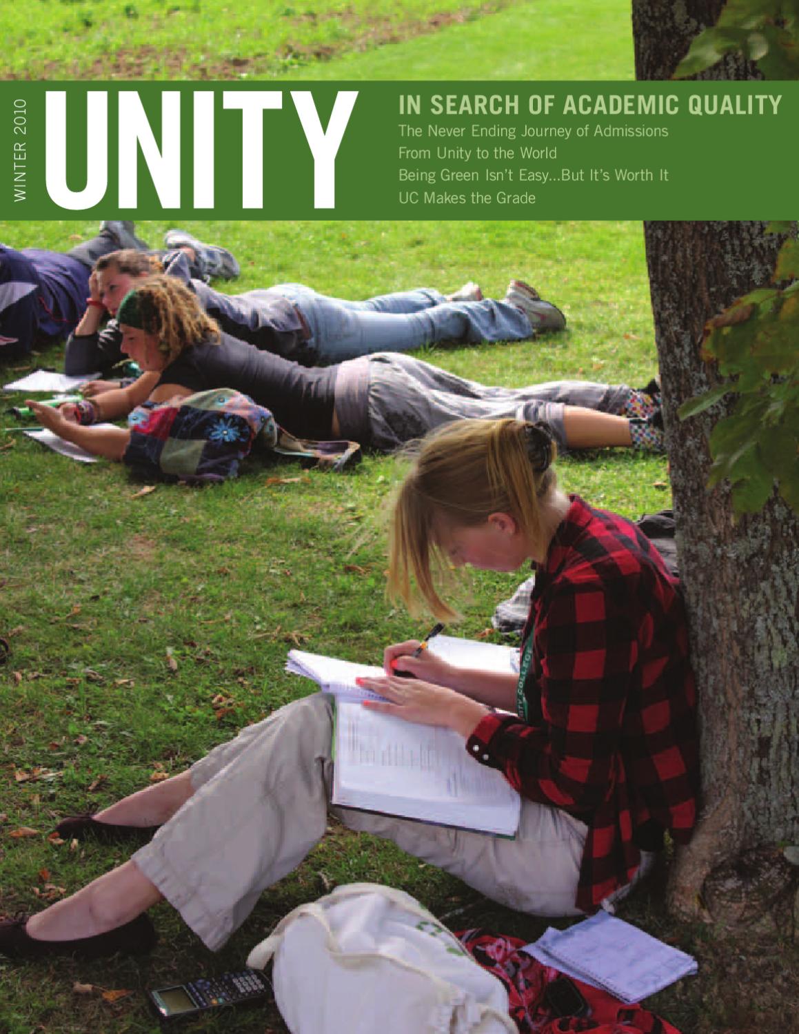 Winter 2010 Unity Magazine by Unity Environmental University - Issuu