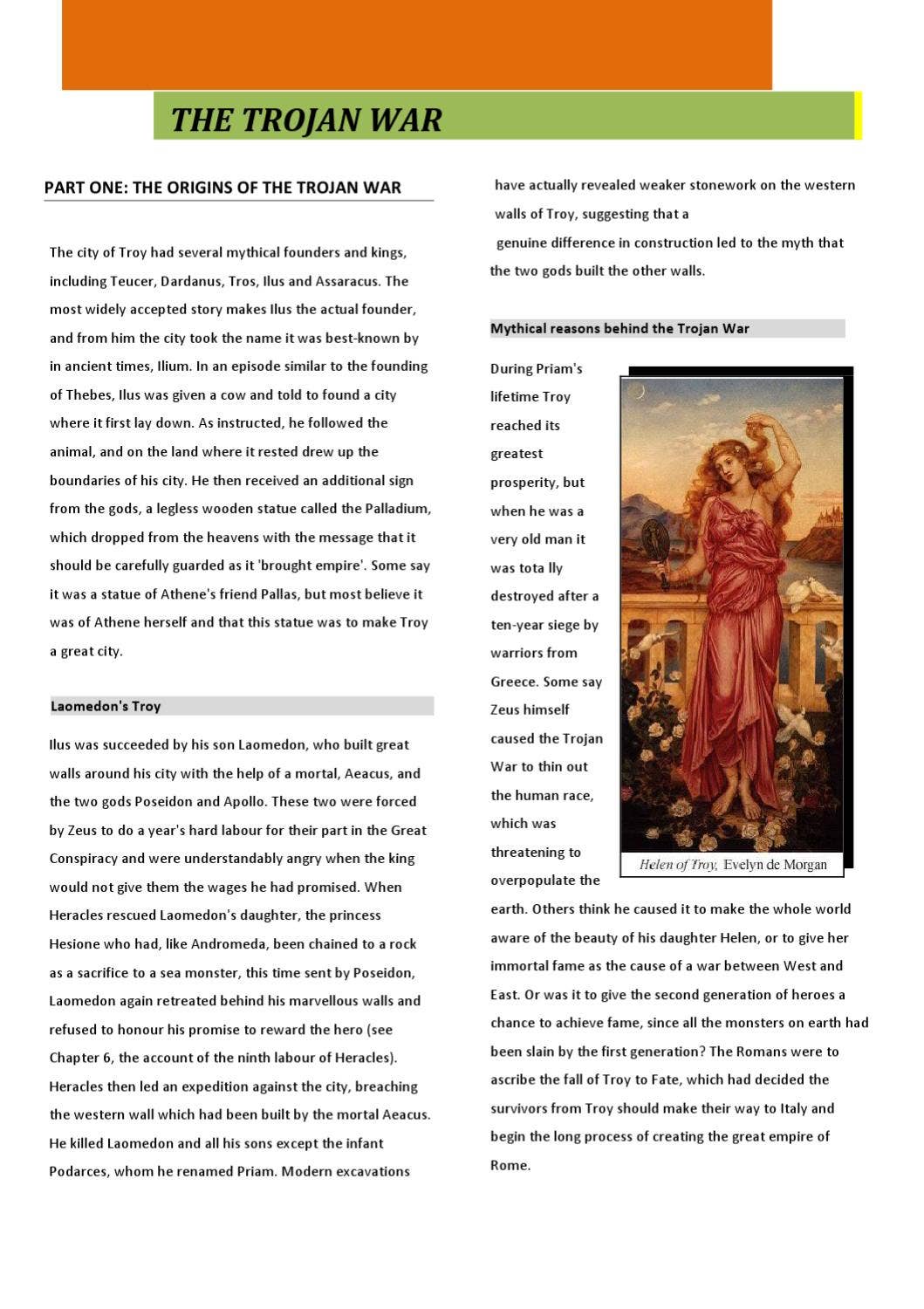The Trojan War by Darren Sudlow - Issuu