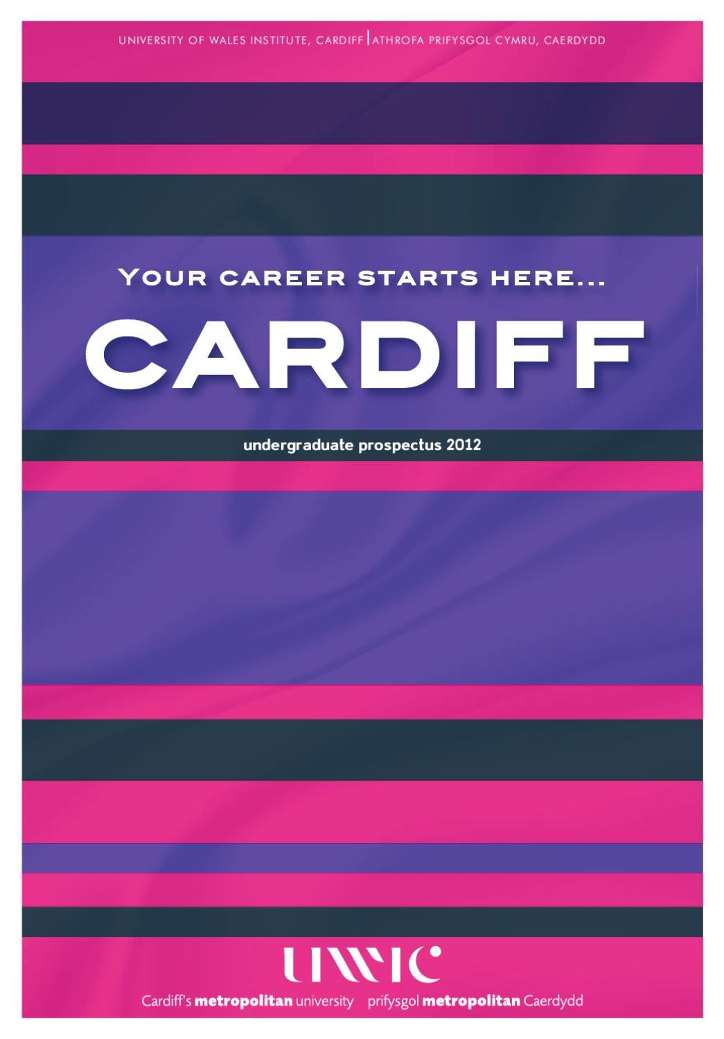 UWIC Undergraduate Prospectus 2012 by Cardiff Metropolitan University ...