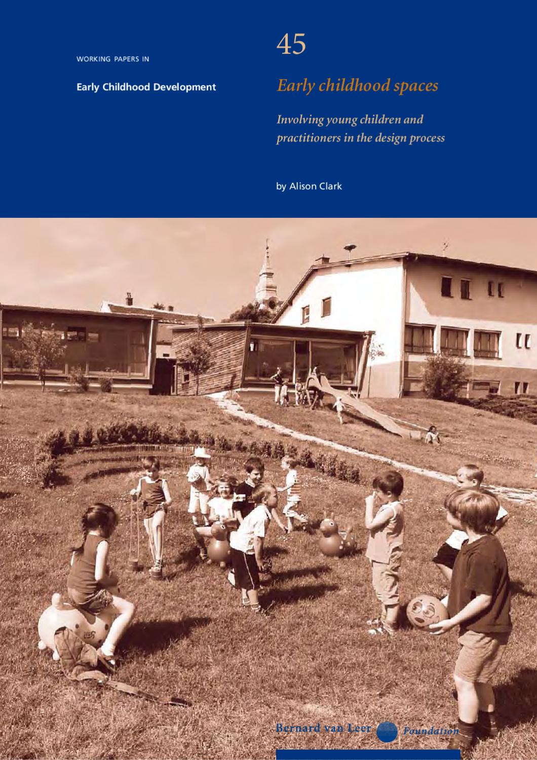 Early childhood spaces: Involving young children and practitioners in ...