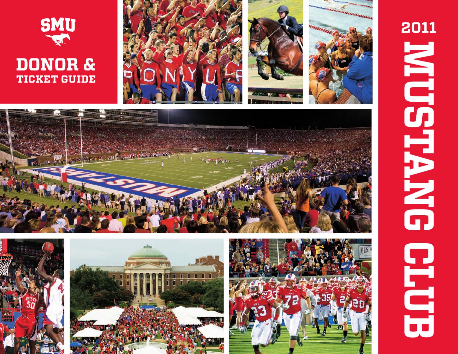 2011 SMU Mustang Club Donor & Ticket Guide by SMU Athletics - Issuu