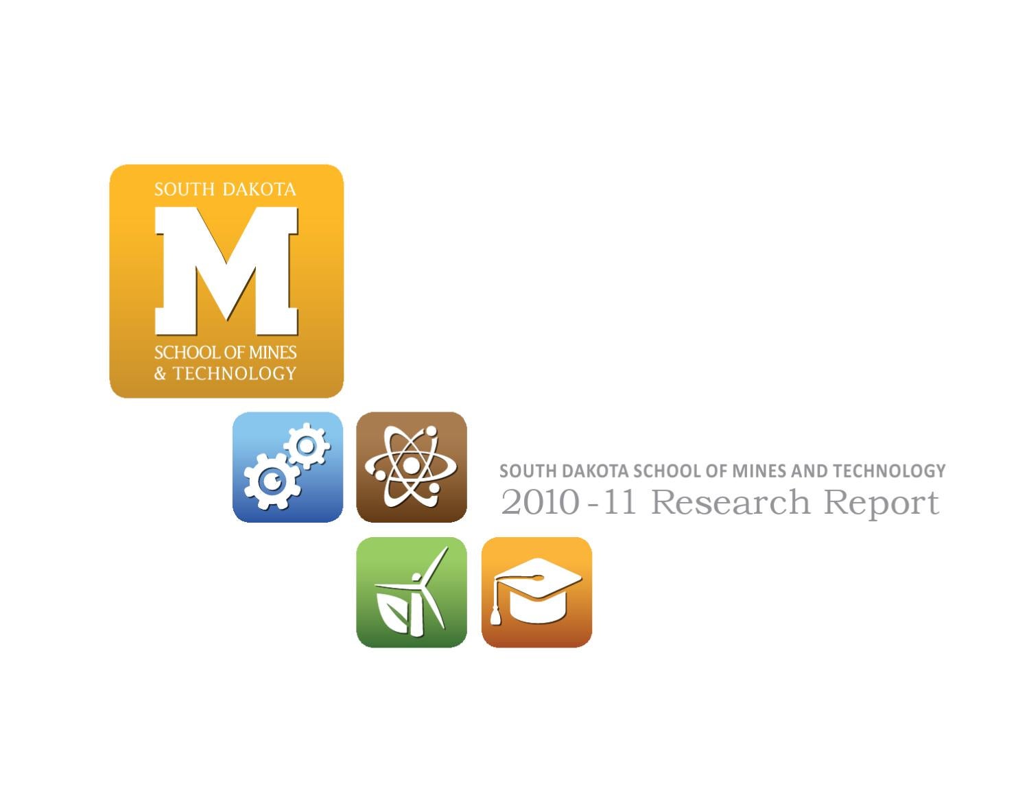 SDSMT Research Report 2010-11 by South Dakota Mines - Issuu