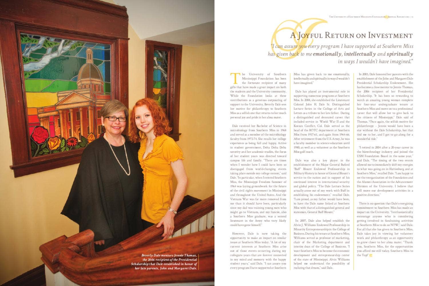 USM Foundation Annual Report 2010 by The University of Southern ...