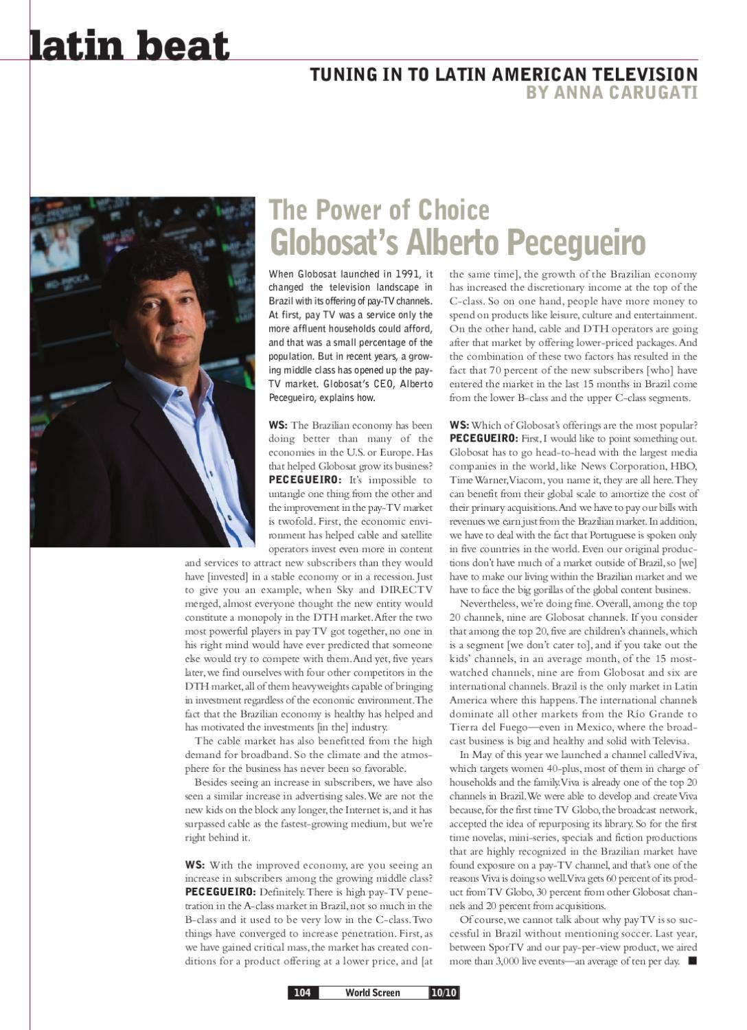 World Screen MIPCOM 2010 by World Screen - Issuu