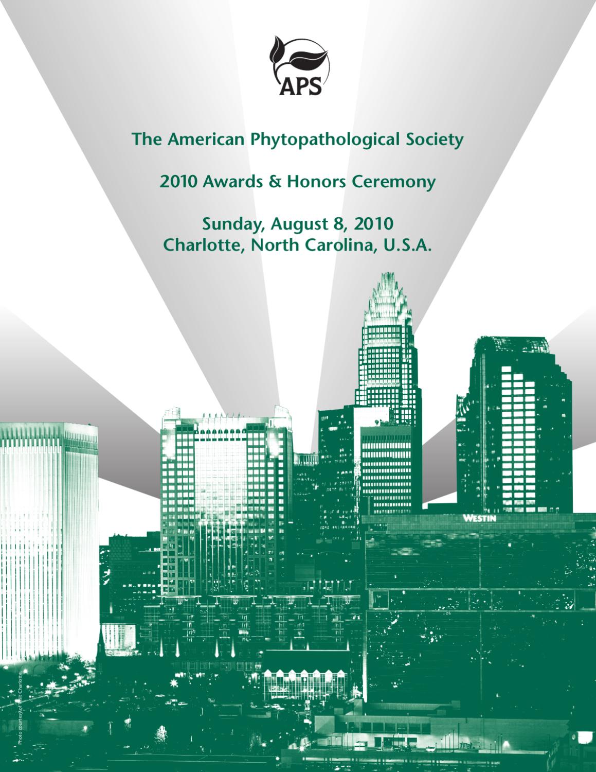 2010 APS Awards Brochure by Scientific Societies - Issuu