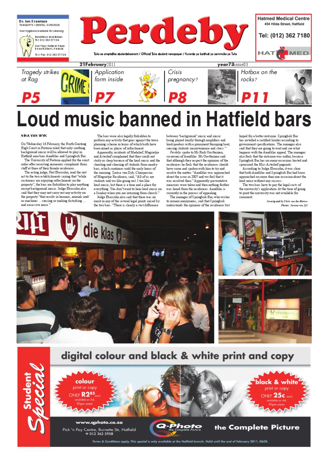 Perdeby 21 February 2011 Issue 3 by PDBY - Issuu