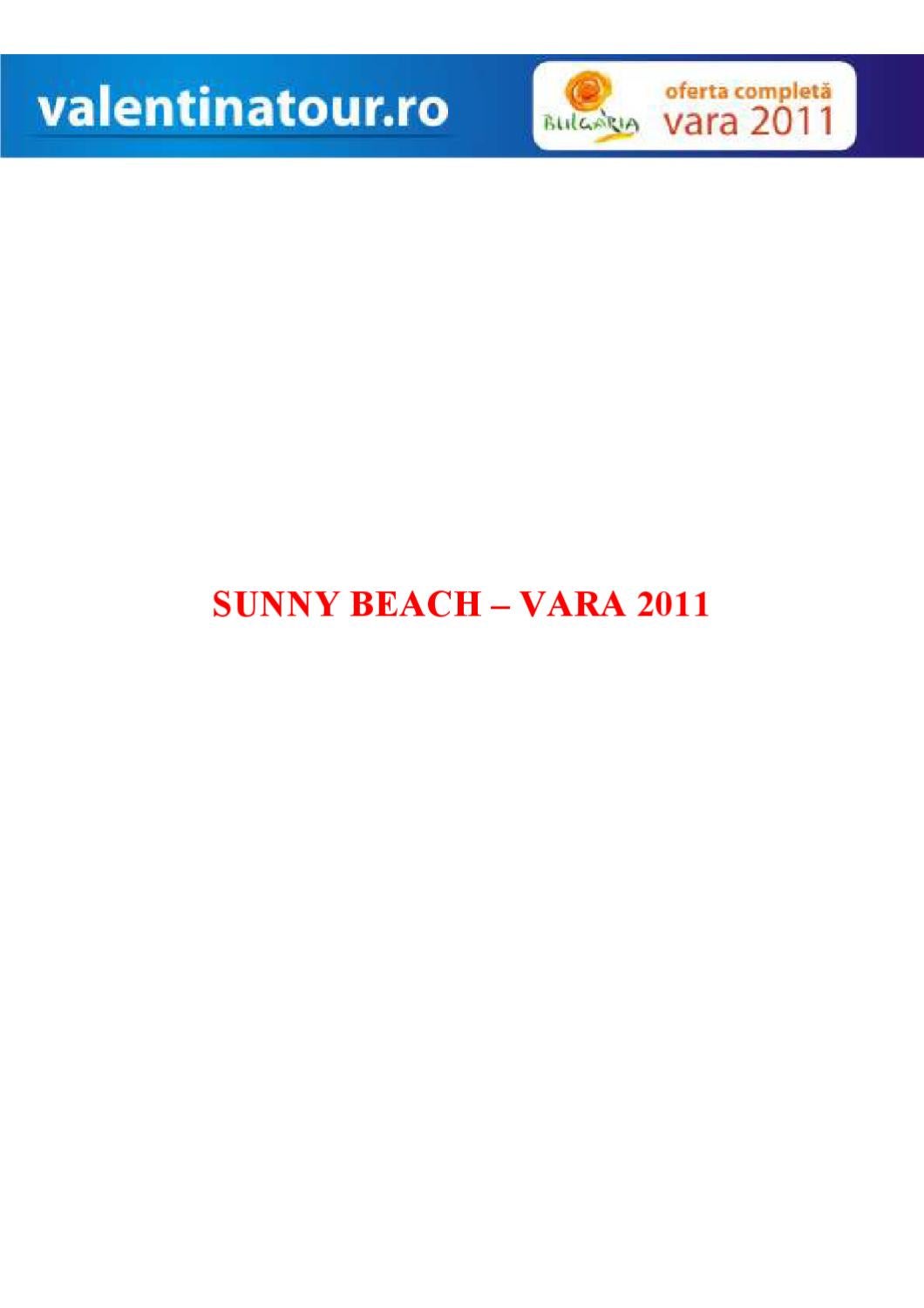 Sunny Beach by Octavian Turcu - Issuu