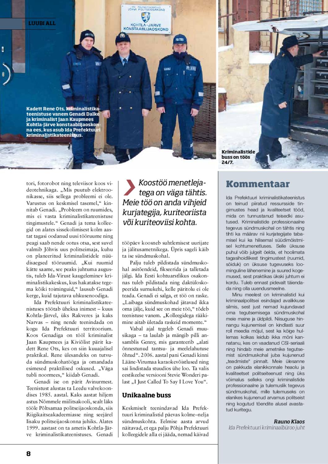 RADAR 6 by Politsei- ja Piirivalveamet - Issuu