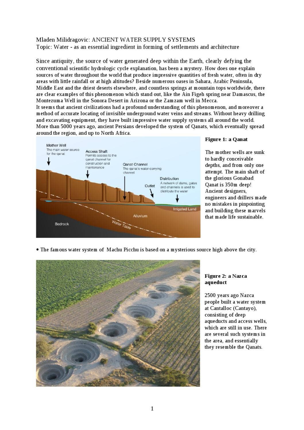 ANCIENT WATER SUPPLY SYSTEMS by senad pepic - Issuu