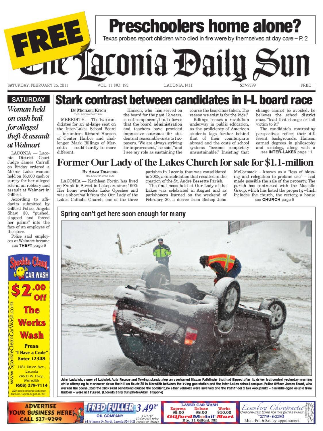 The Laconia Daily Sun, February 26, 2011 by Daily Sun - Issuu