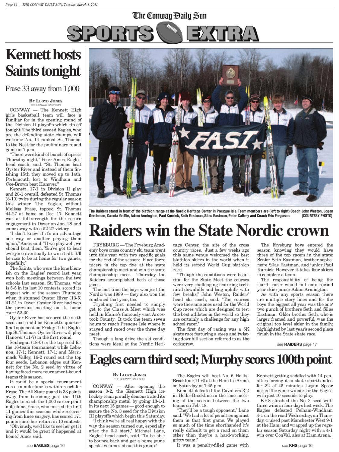 The Conway Daily Sun, March 1, 2011 by Daily Sun - Issuu