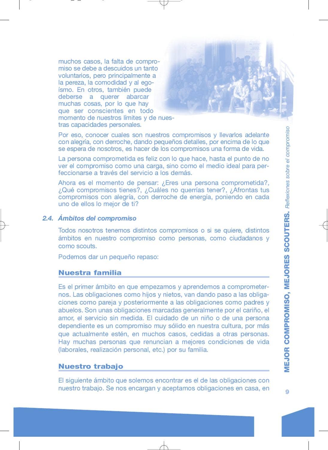 MEJOR COMPROMISO, MEJORES SCOUTER. CARTA DE COMPROMISO MUTUO by Scouts ...