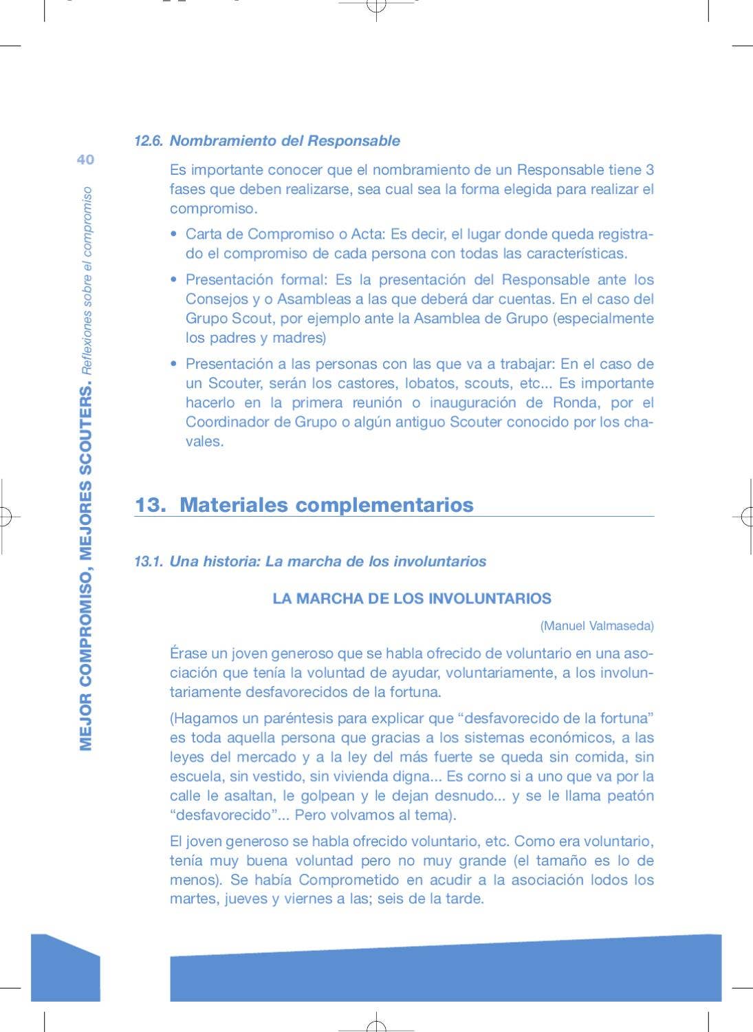 MEJOR COMPROMISO, MEJORES SCOUTER. CARTA DE COMPROMISO MUTUO by Scouts ...