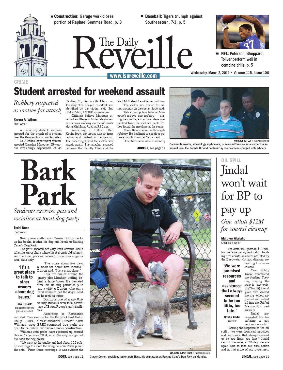 The Daily Reveille: March 2, 2011 by Reveille - Issuu
