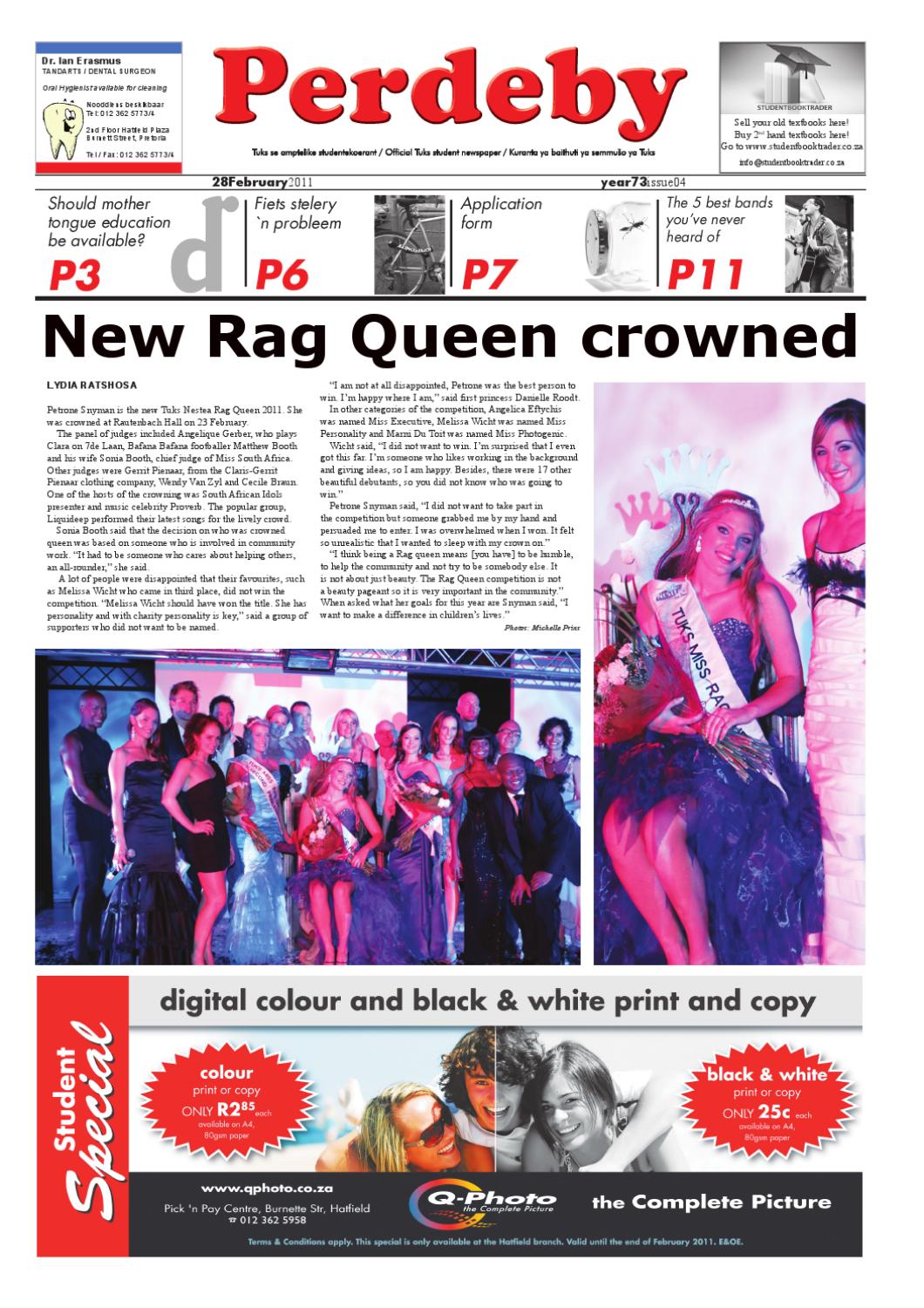 Perdeby 28 February Issue 4 by PDBY - Official student newspaper of the ...