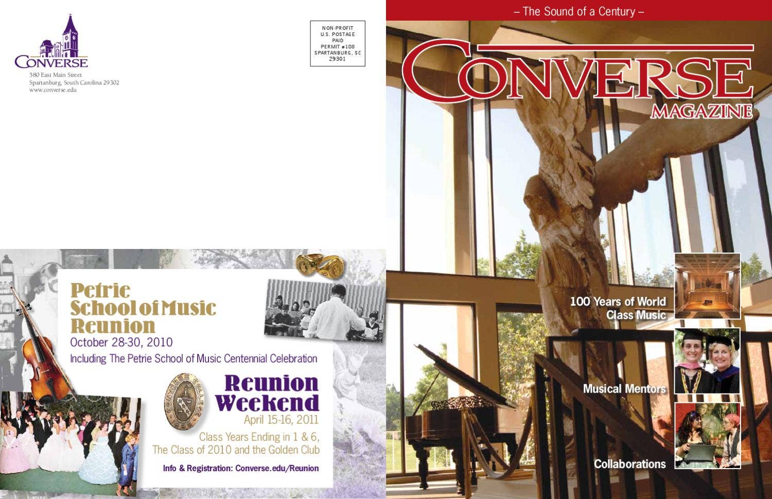 Converse Magazine Fall 2010 by Converse University - Issuu