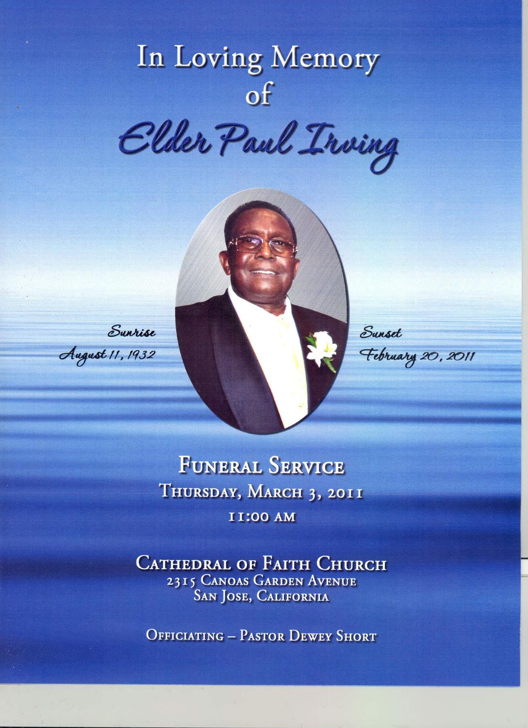 Elder Paul Irving by David Brass - Issuu