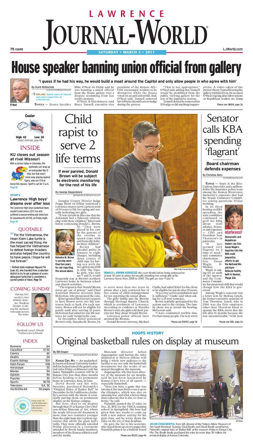 Lawrence Journal World 030511 by Lawrence Journal-World - Issuu