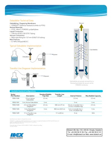 Debubbler by Biotech Fluidics - Issuu