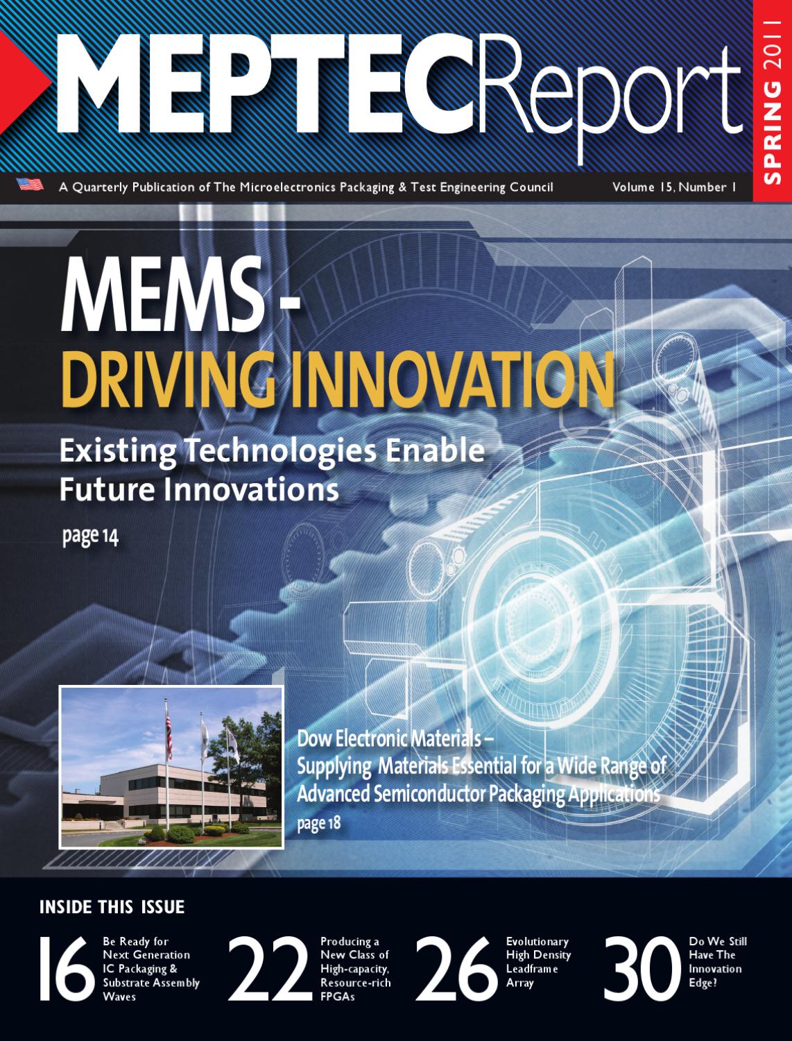 MEPTEC Report Spring 2011 by MEPTEC - Issuu