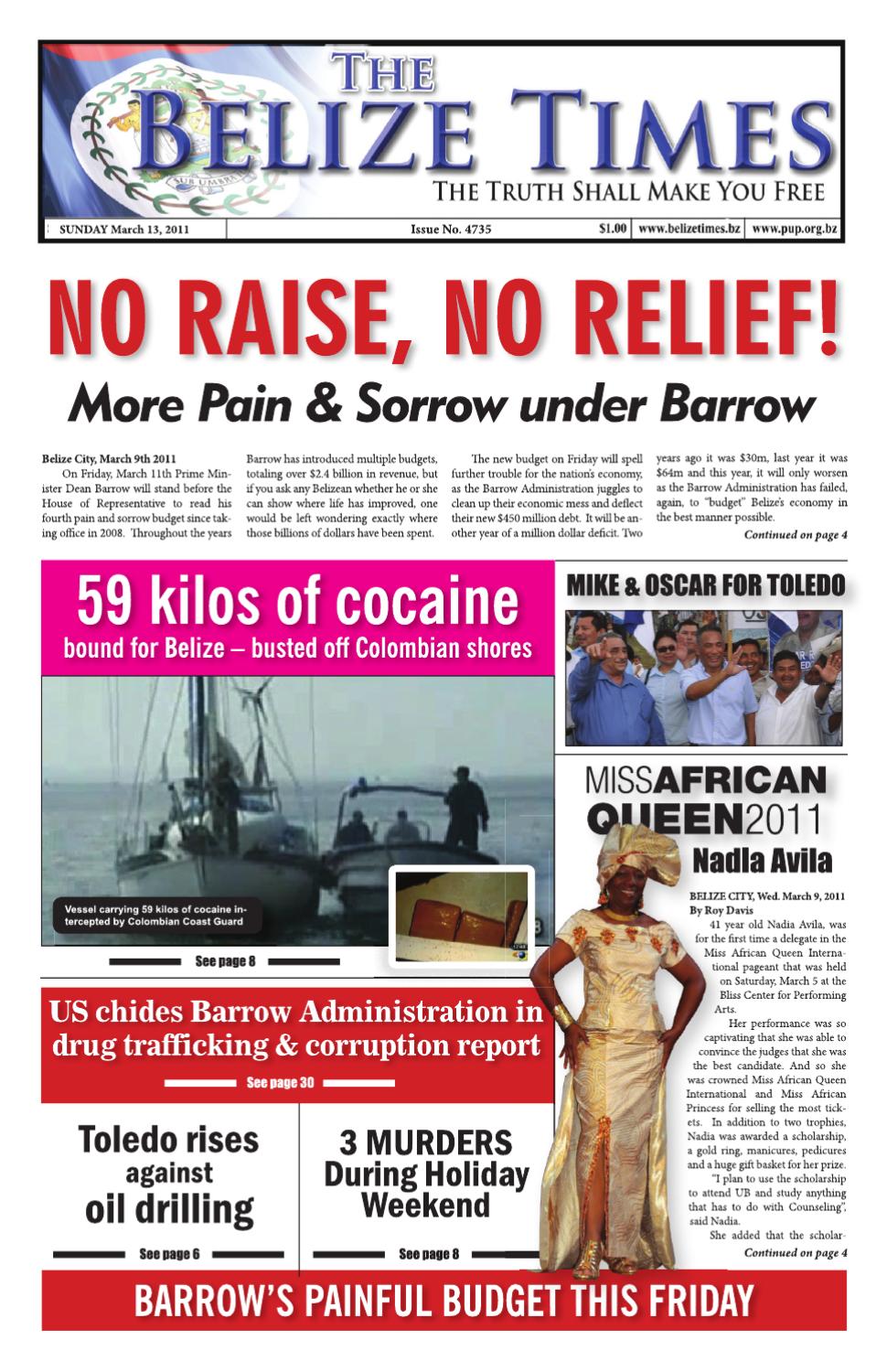 BelizeTimes Newspaper by Belize Times Press - Issuu
