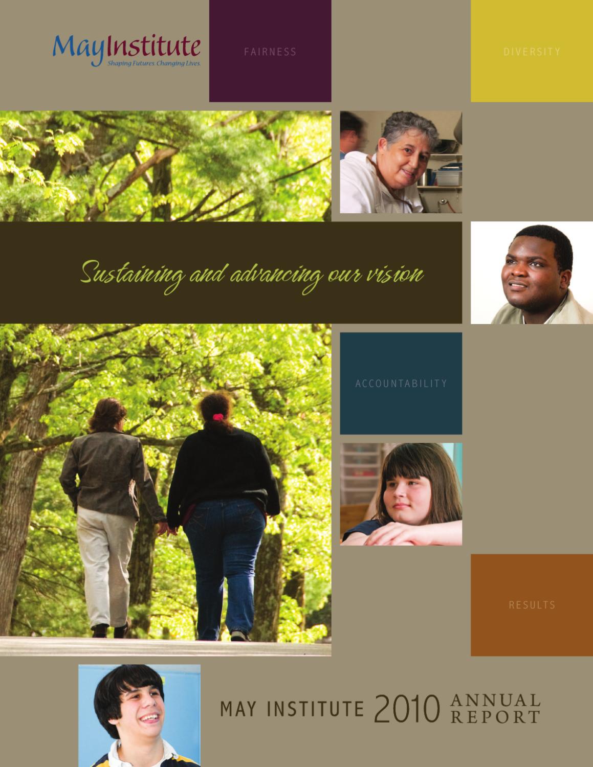 May Institute - 2010 Annual Report by May Institute - Issuu
