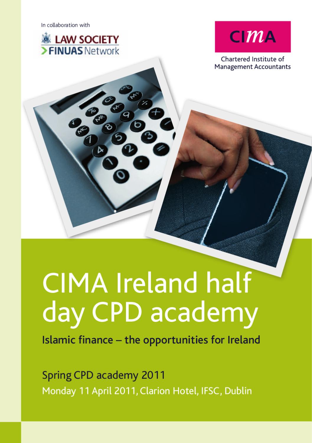 2011 CIMA Ireland CPD academy brochure by Chartered Institute of ...