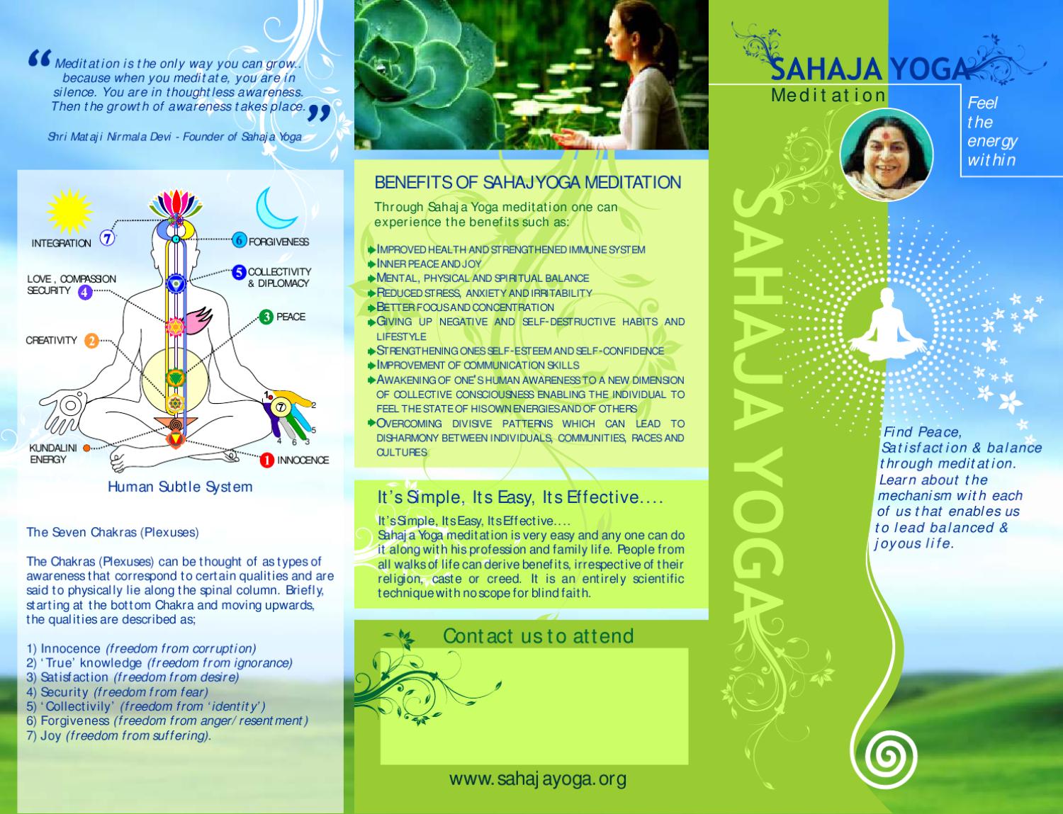 Sahajayoga by SAHAJA YOGA MEDITATION - Issuu