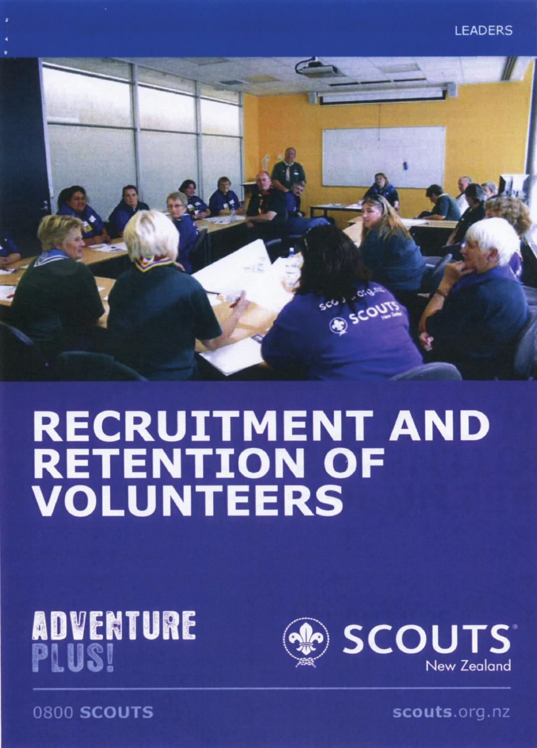 Recruitment and Retention of Volunteers by World Organization of the ...