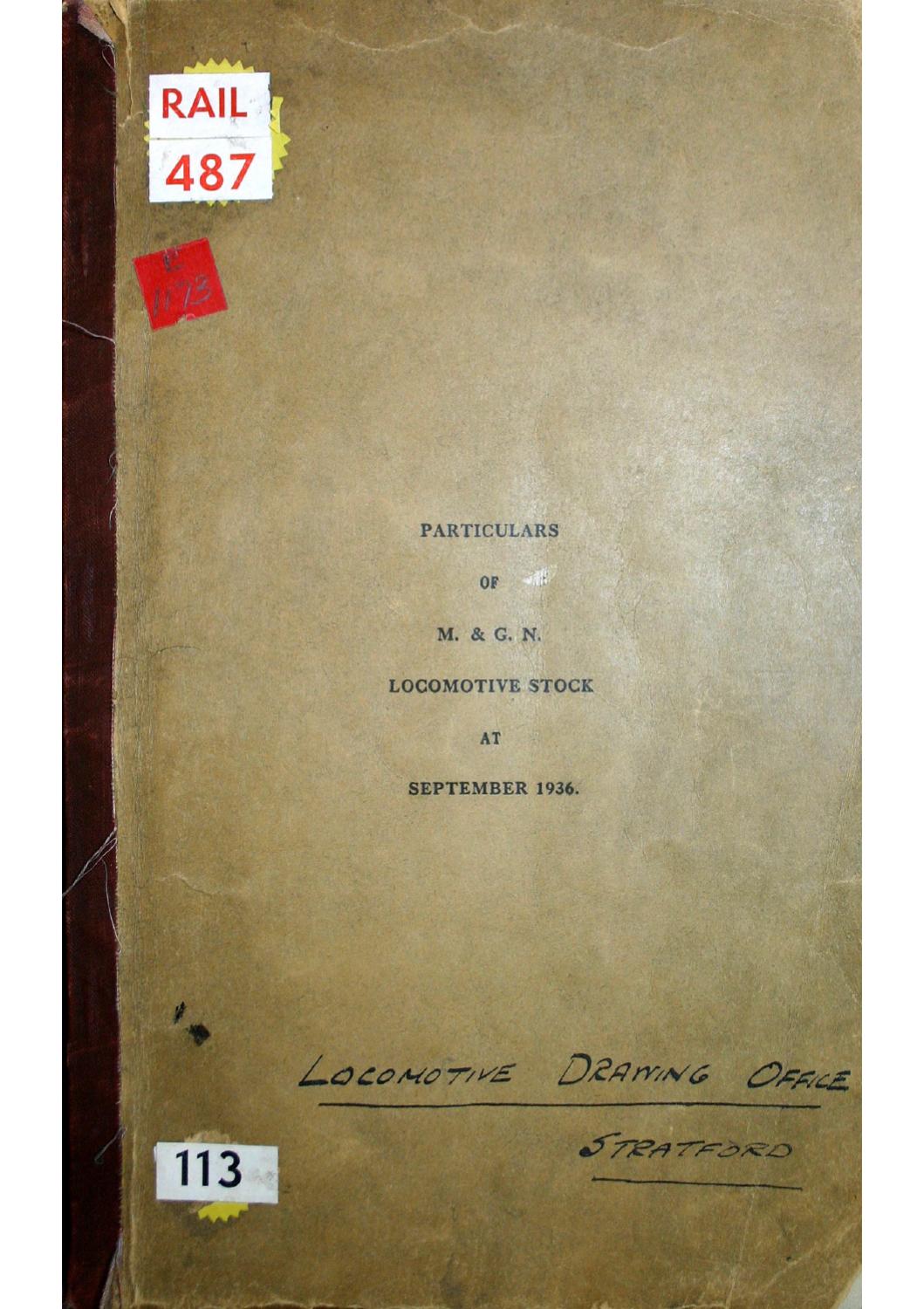 M&GN Locomotive Stock at September 1936 by John Musselwhite - Issuu