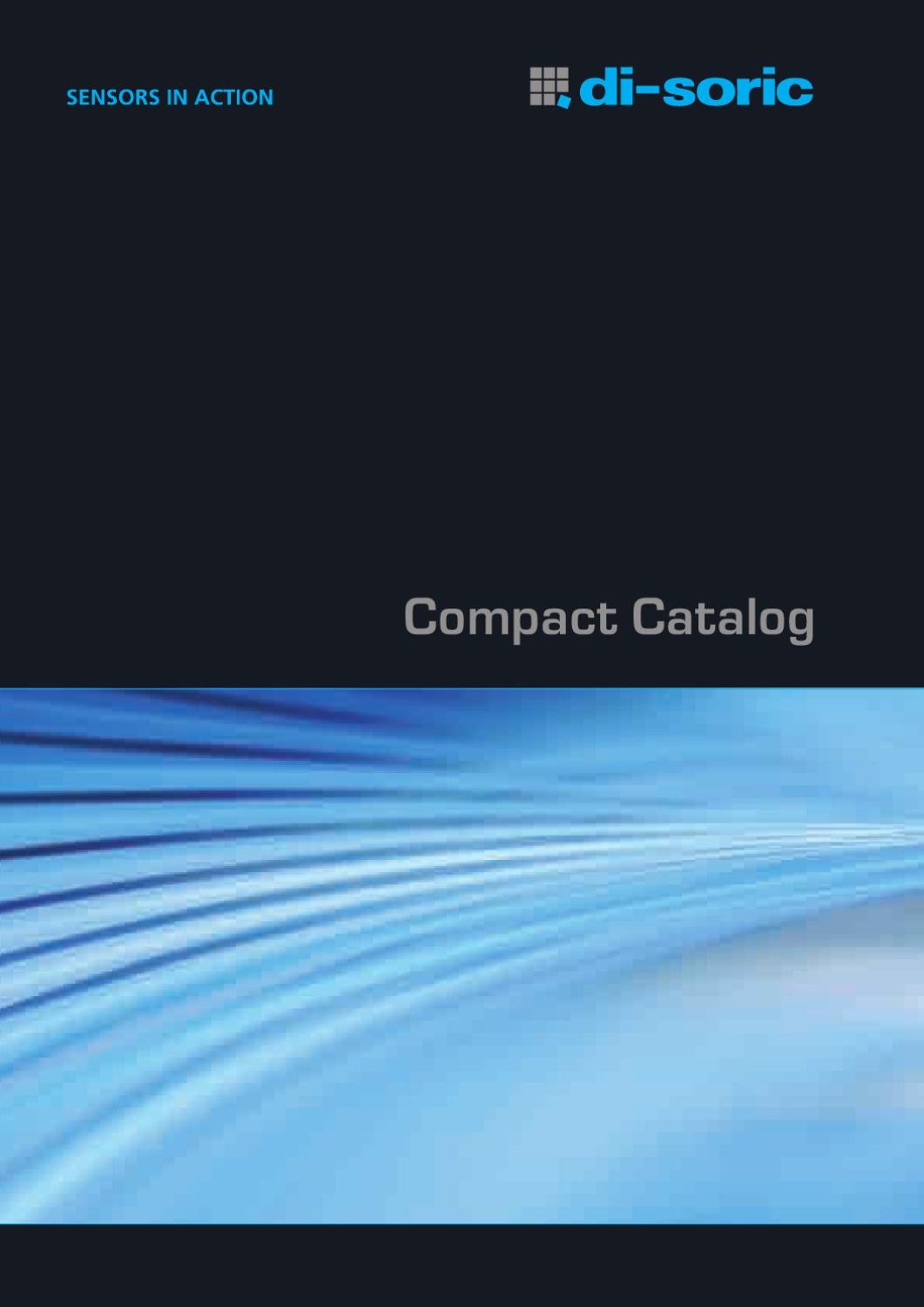 di-soric: 2011 Catalog by Sensit - Issuu