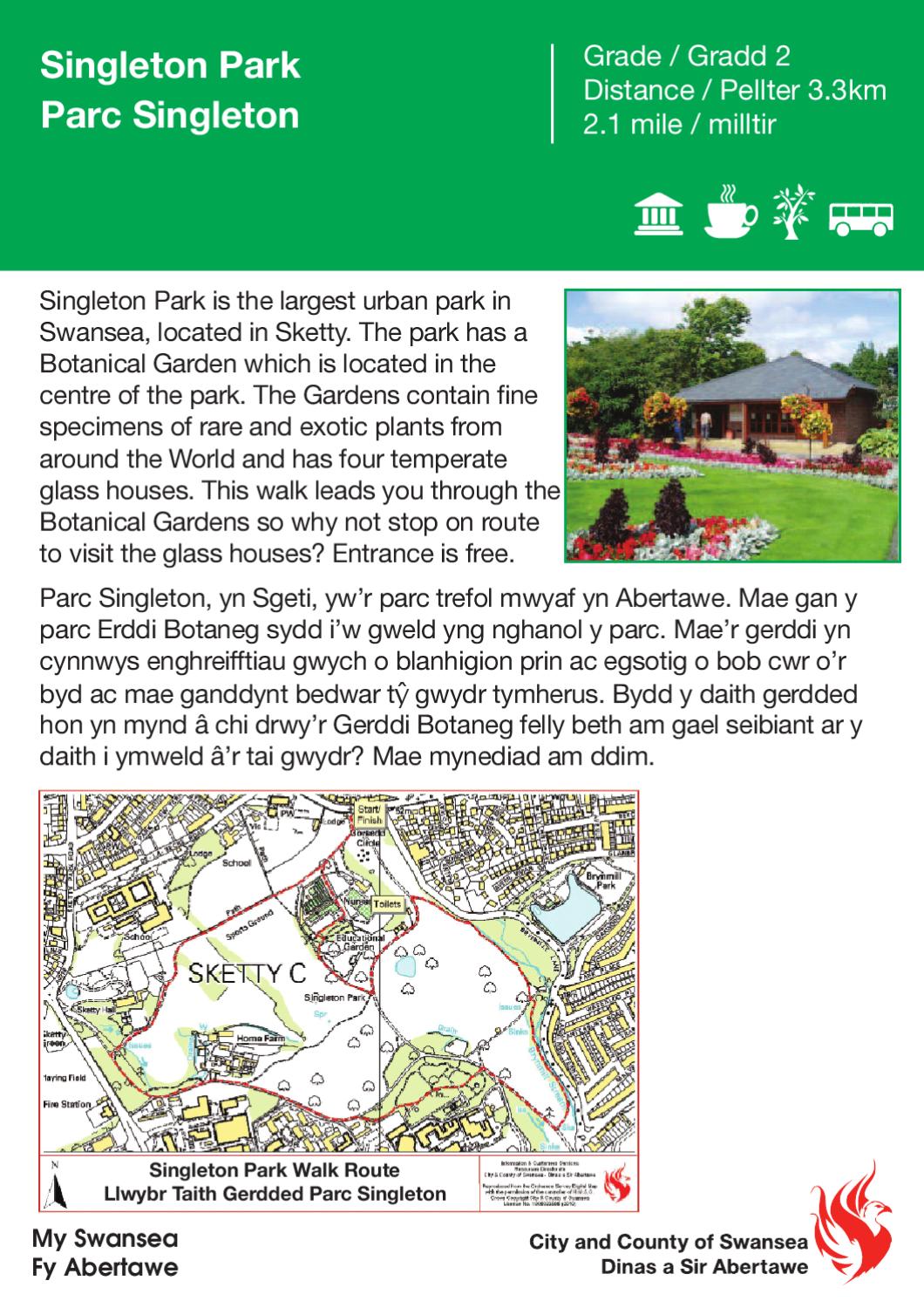 Singleton Park Walking Cards by City and County of Swansea - Issuu